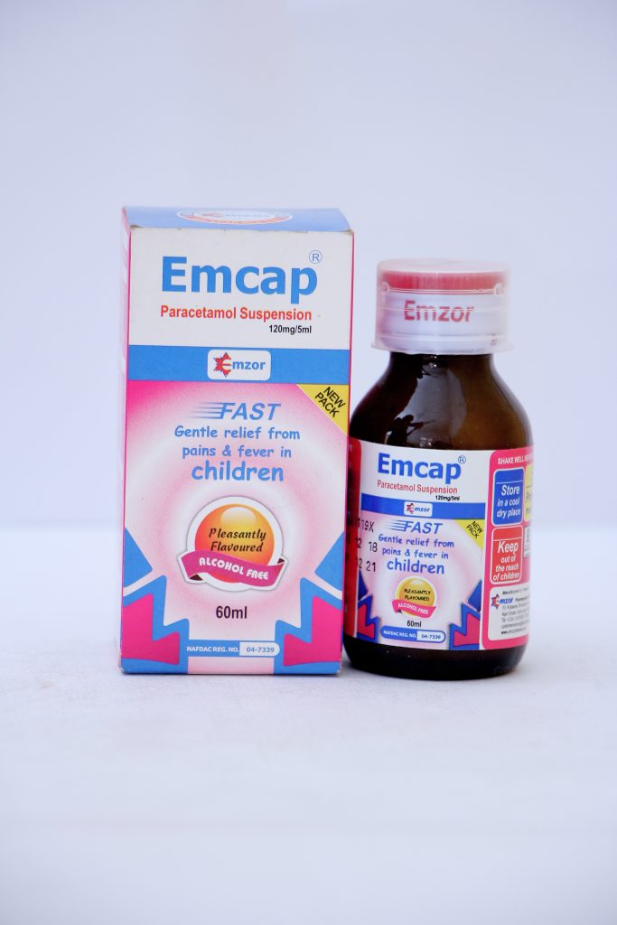 Emcap paracetamol suspension 60ml – DGLOPA ONLINE PHARMACY